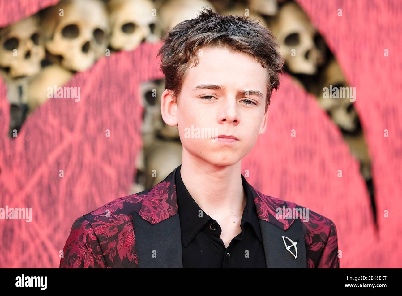 London, UK. 18 June 2025. Alfie Williams seen at the World Premiere of 28 Years Later. . Picture ...