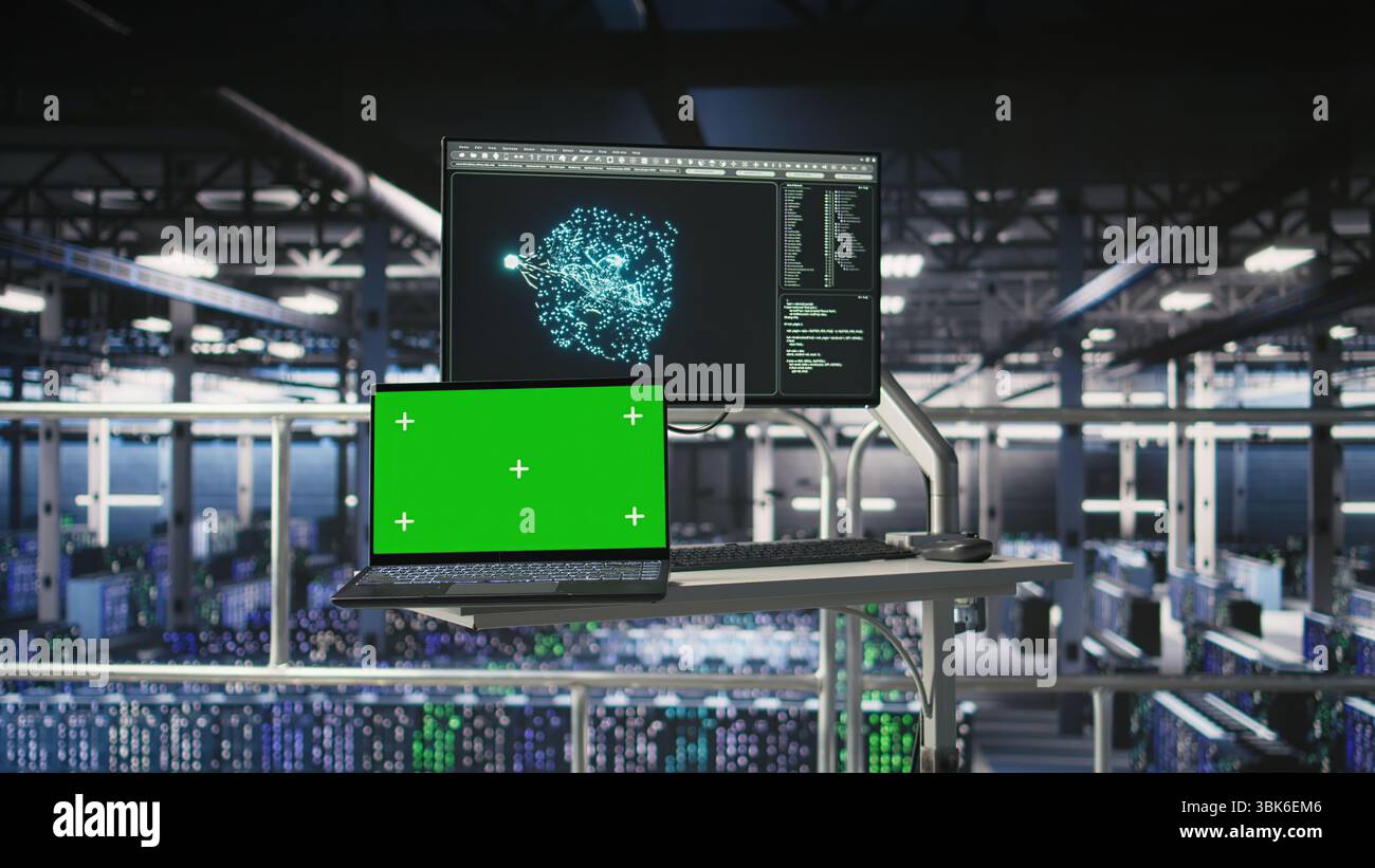 Elevated industrial data center control hi-res stock photography and images - Alamy