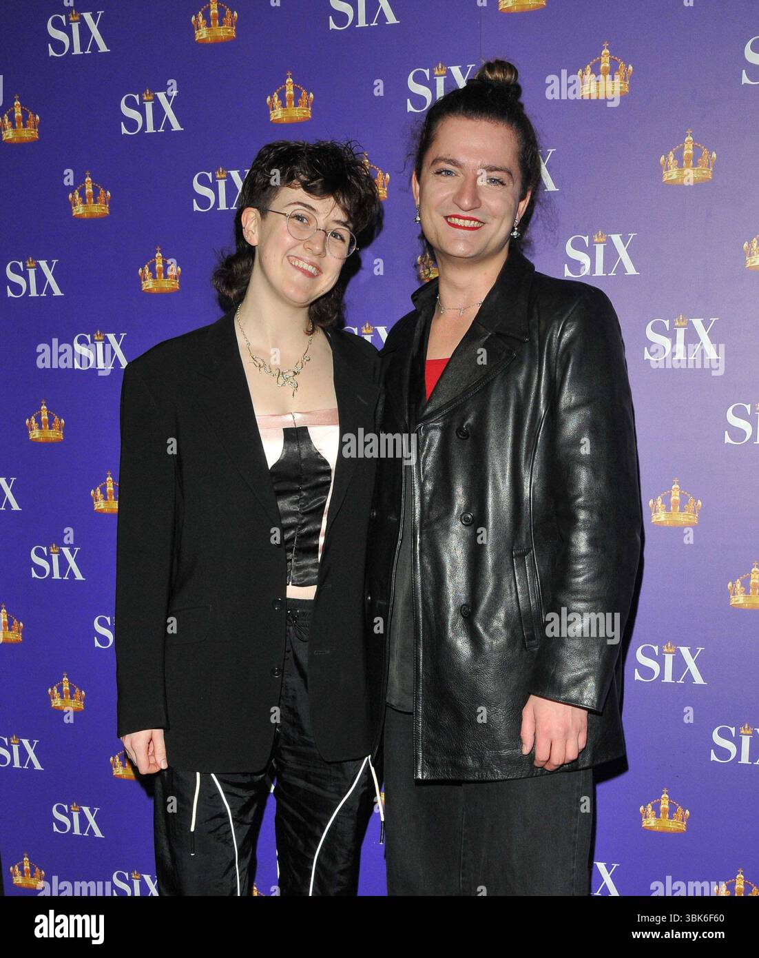 Lucy Moss and Toby Marlow at the "SIX, the Musical" gala night ...