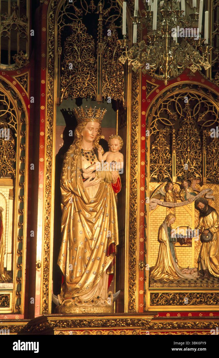 Statue Of Madonna Della Strada (Our Lady Of The Way) Patron Saint Of ...