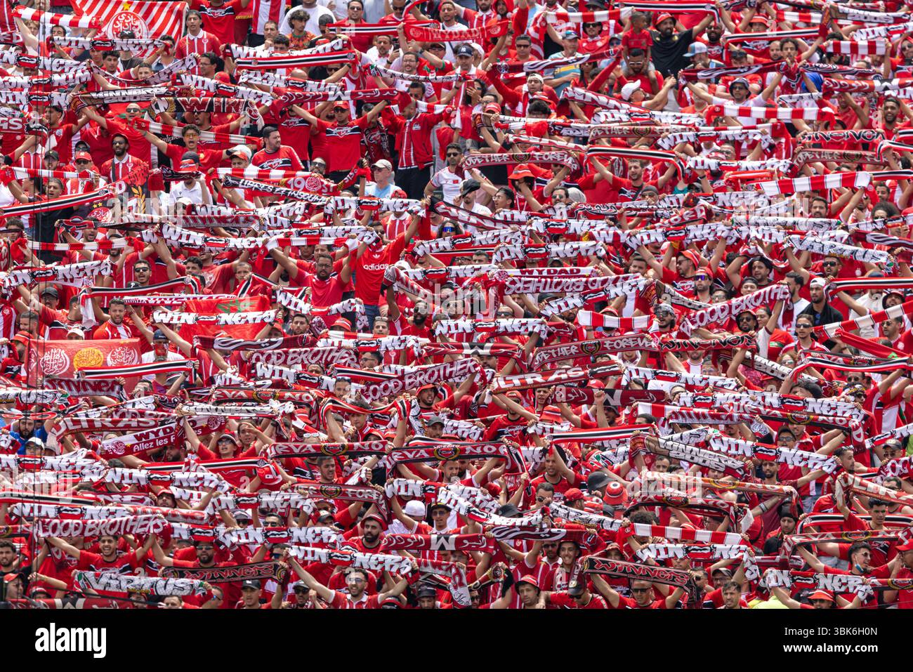 PHILADELPHIA, PENNSYLVANIA - JUNE 18: Wydad AC fans during the 2025 ...