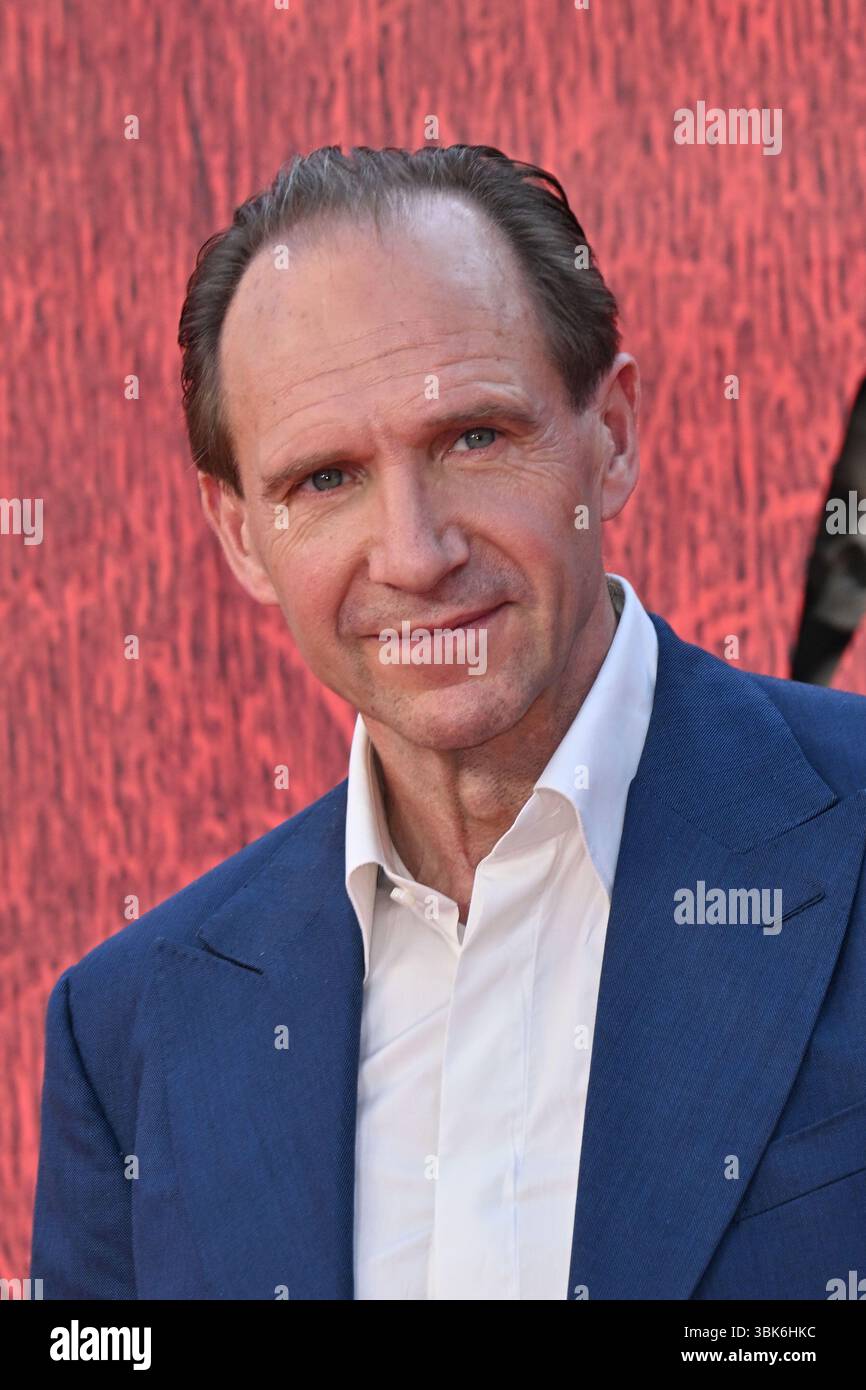London, UK. 18th June, 2025. Ralph Fiennes at the world premiere of 28 ...