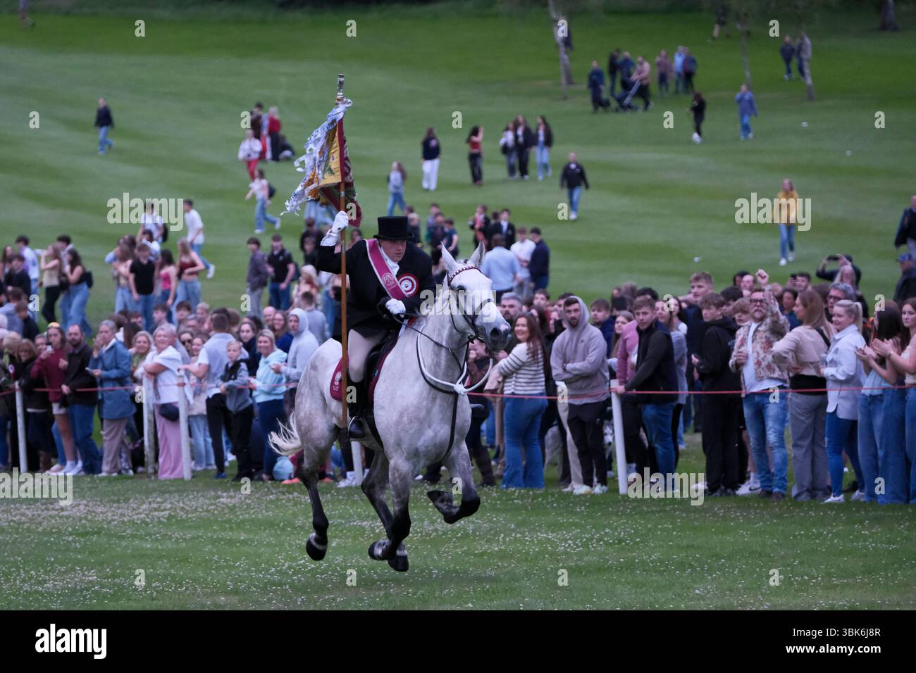 Peebles, UK. 18th June, 2025. Wednesday 18 June 2025 Peebles Beltane ...