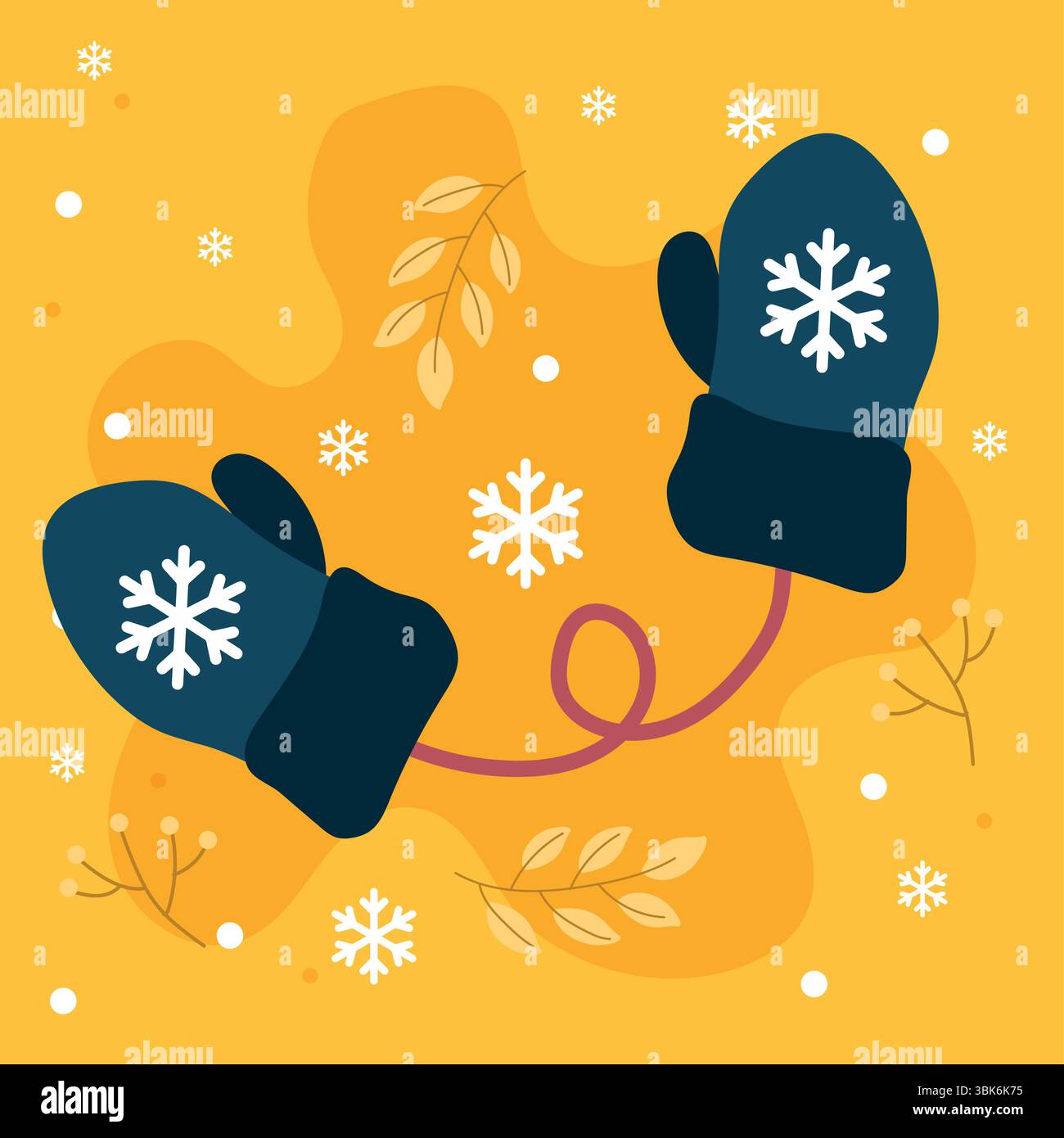 Blue snowflake on dark Stock Vector Images - Alamy