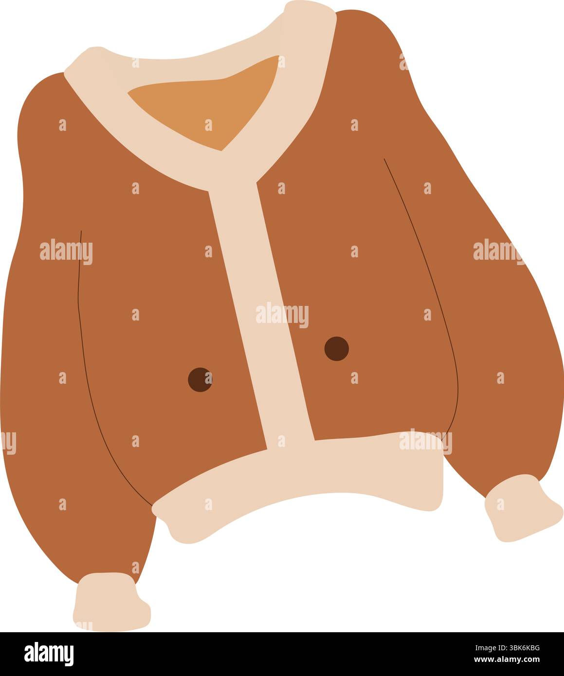 Winter coat padded jacket Stock Vector Images - Alamy