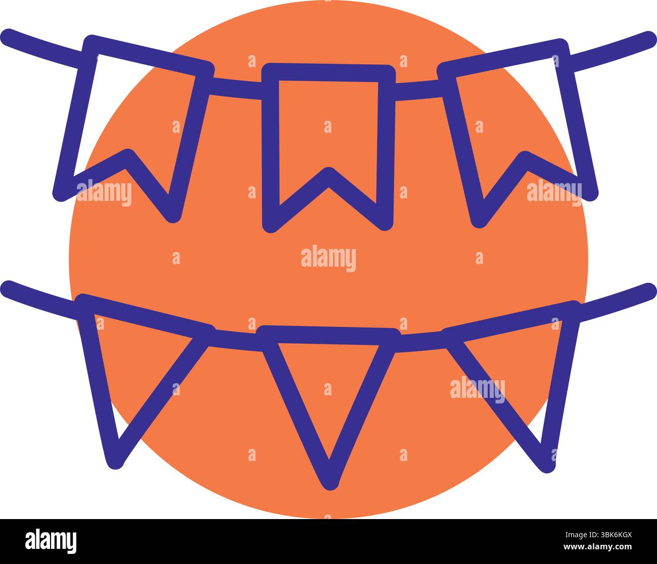 Flags party Cut Out Stock Images & Pictures - Alamy