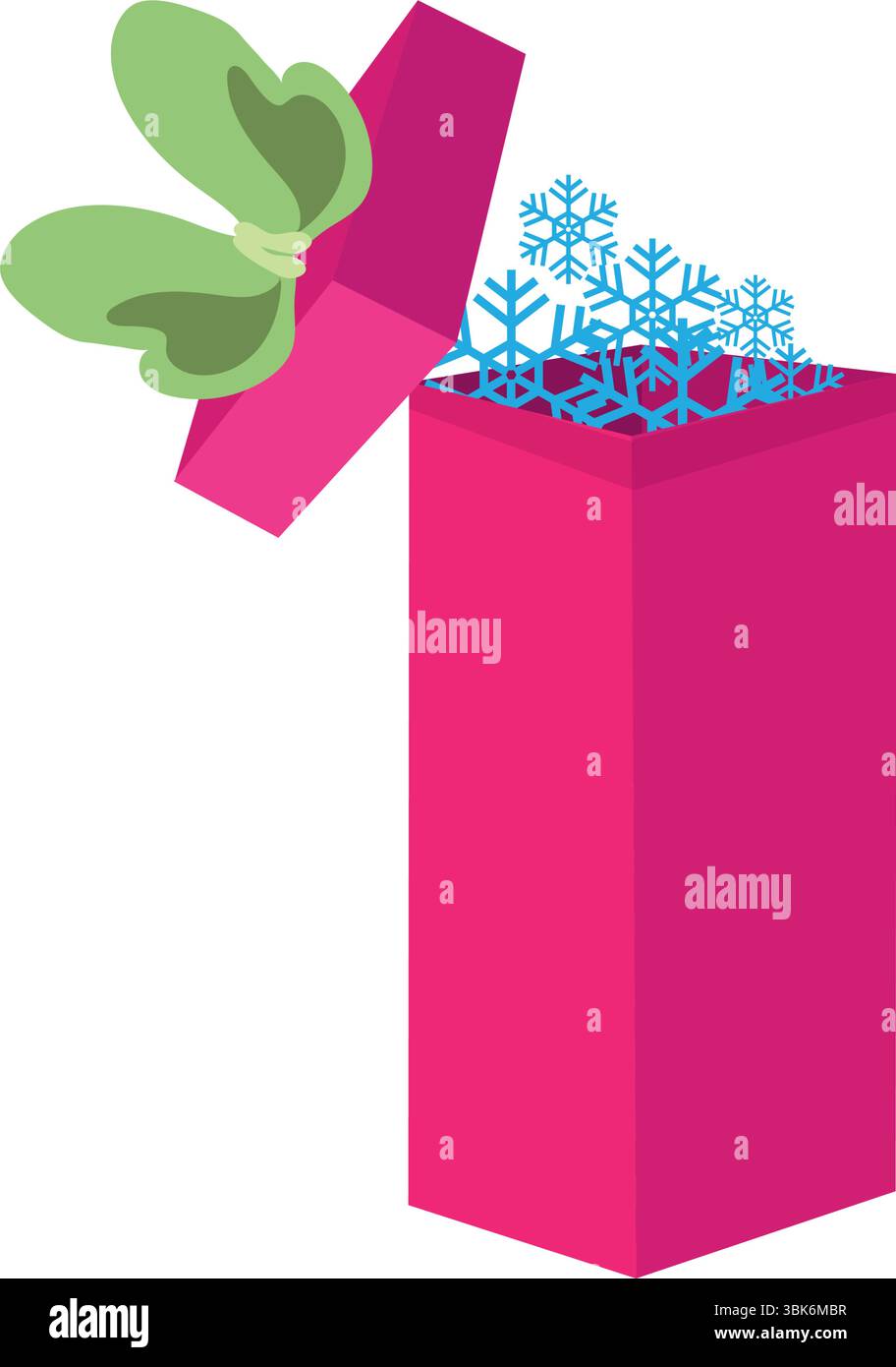 Gift box stars confetti Cut Out Stock Images & Pictures - Alamy