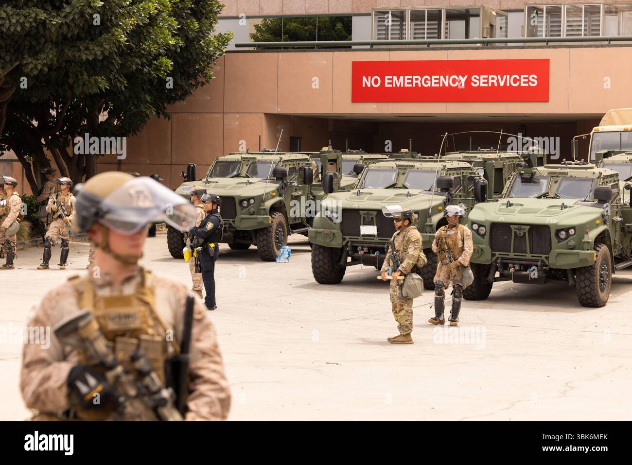 Los Angeles, California, USA - June 14, 2025: A Department of Homeland ...