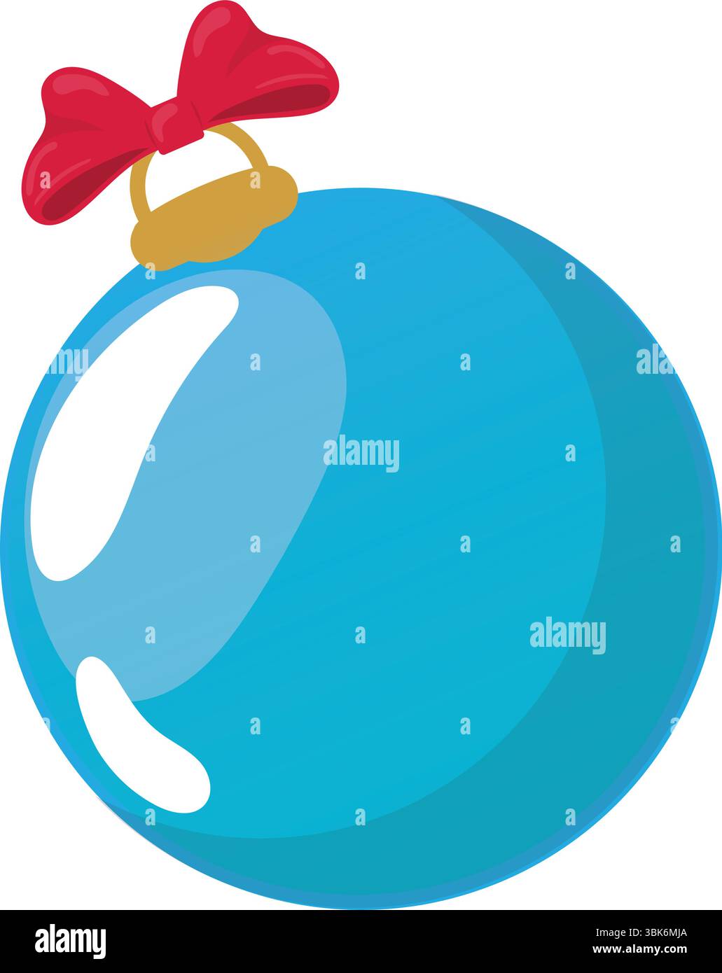 Blue christmas ornament decoration Stock Vector Images - Alamy