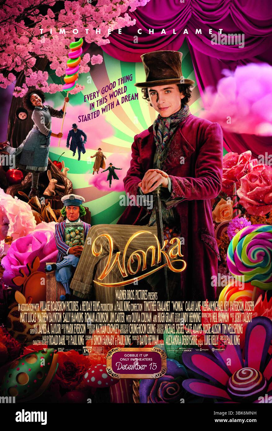 Wonka 2023 poster hi-res stock photography and images - Alamy