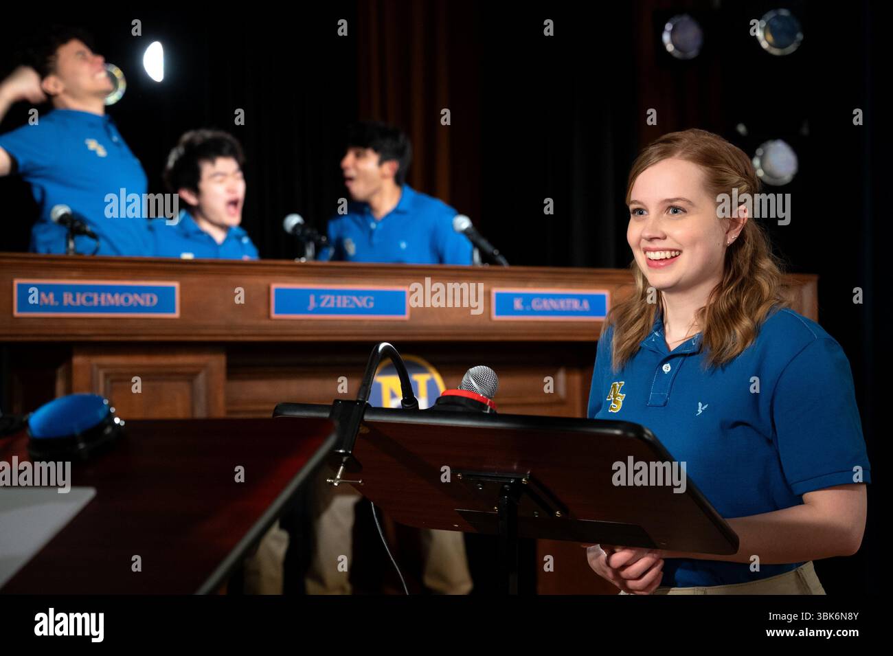 Mean Girls (2024) Alexis Frias plays M. Richmond, Ben Wang plays Jacob ...