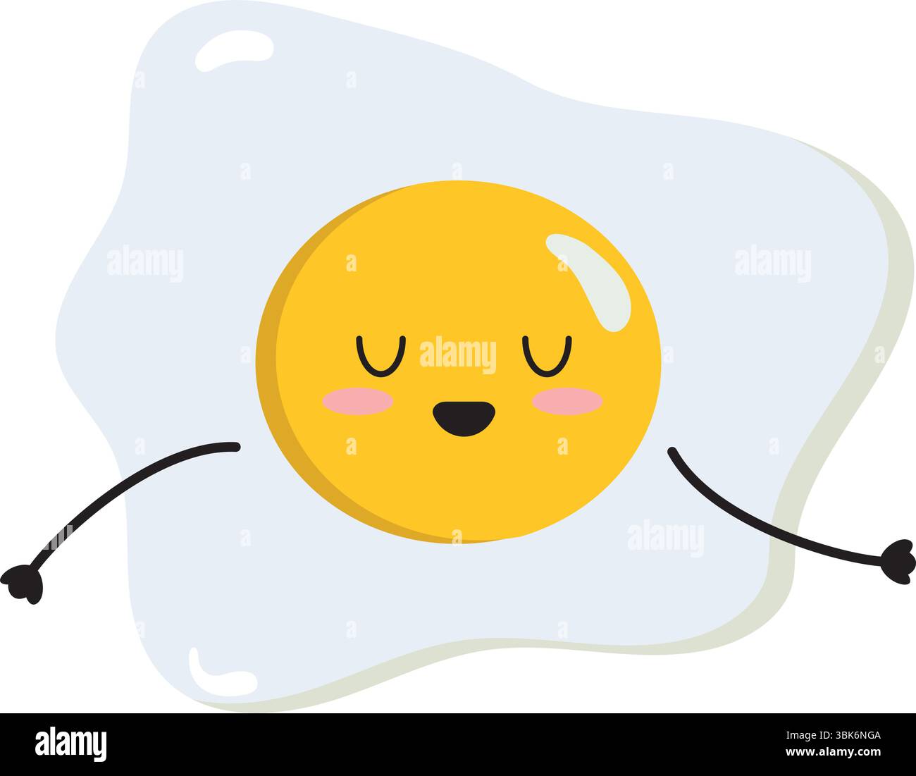 Tasty brunch fried egg Stock Vector Images - Alamy