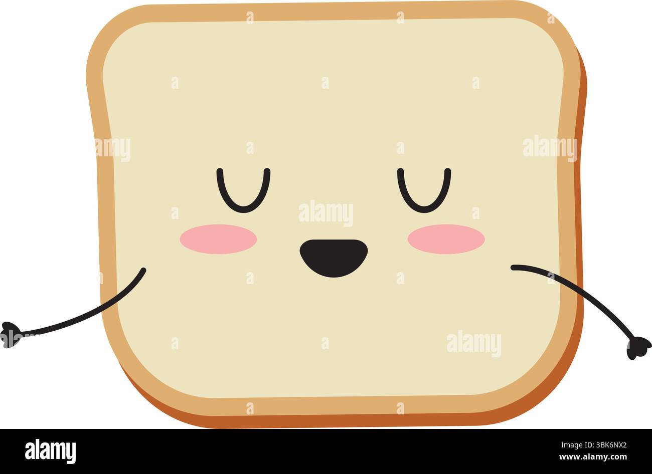 Cute toast bread slice hi-res stock photography and images - Alamy