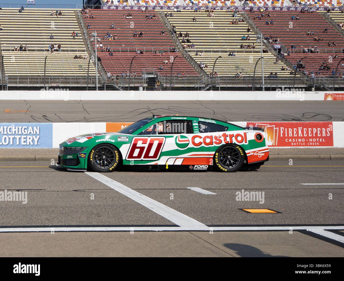 BROOKLYN, MI - JUNE 07: Ryan Preece (#60 RFK Racing Castrol Ford ...
