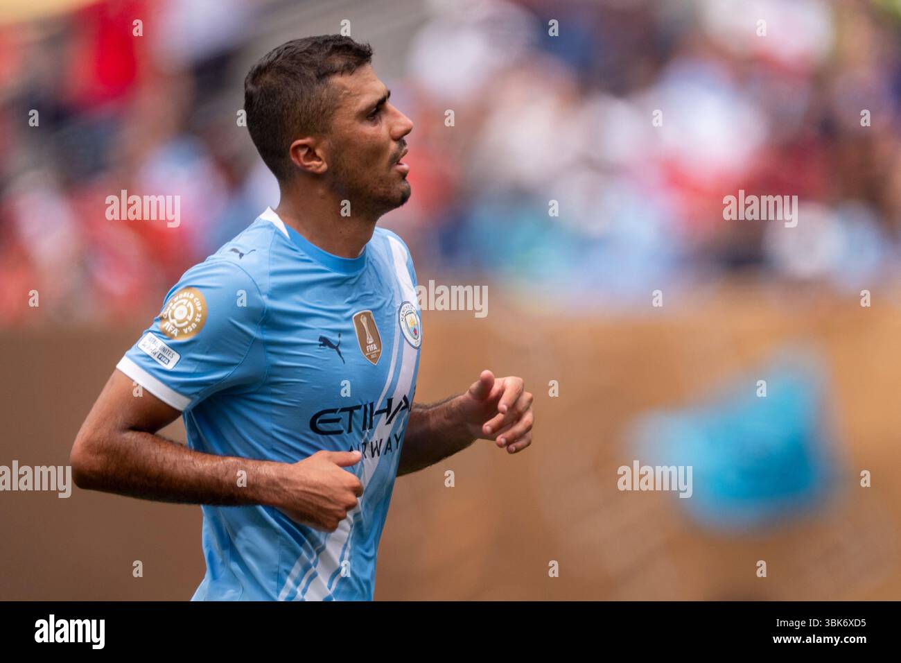 Manchester City's Rodri in action during the Club World Cup group G ...
