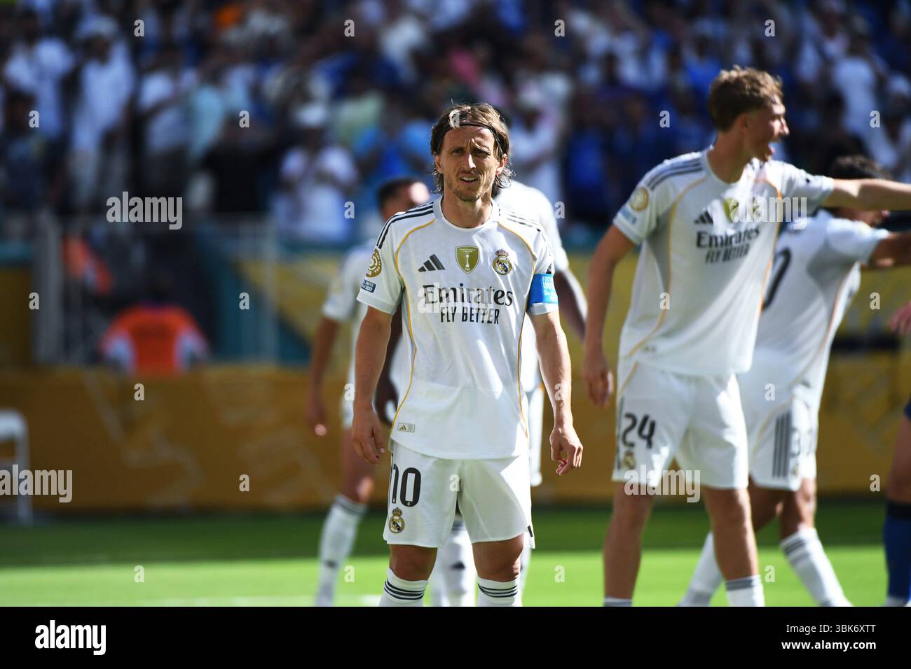 Miami, USA. 18th June, 2025. Real Madrid CF Midfielder Luka Modric (10 ...