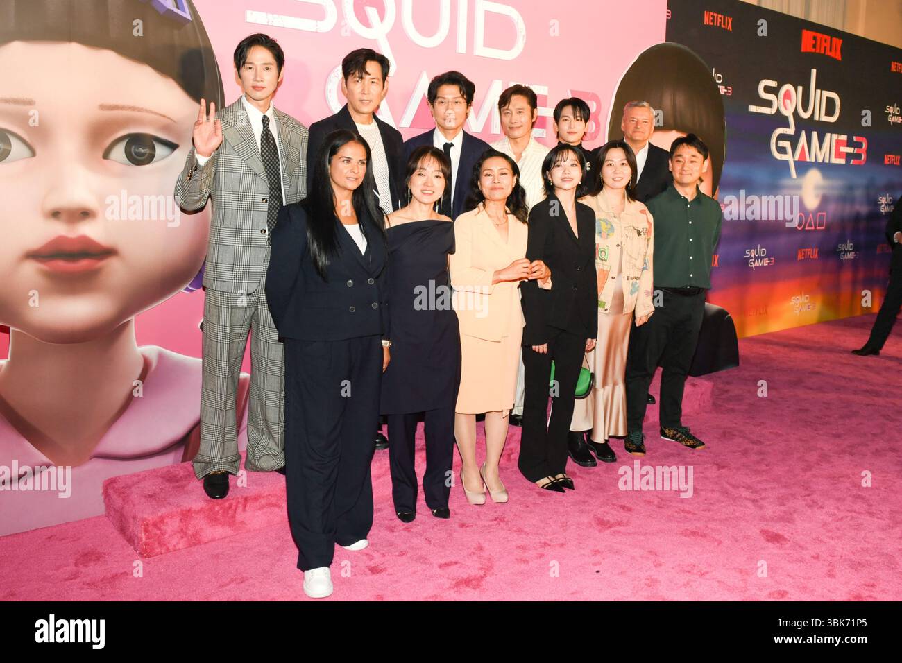 New York, USA. 18th June, 2025. (Top Row:) Park Sung-hoon, Lee Jung-jae ...