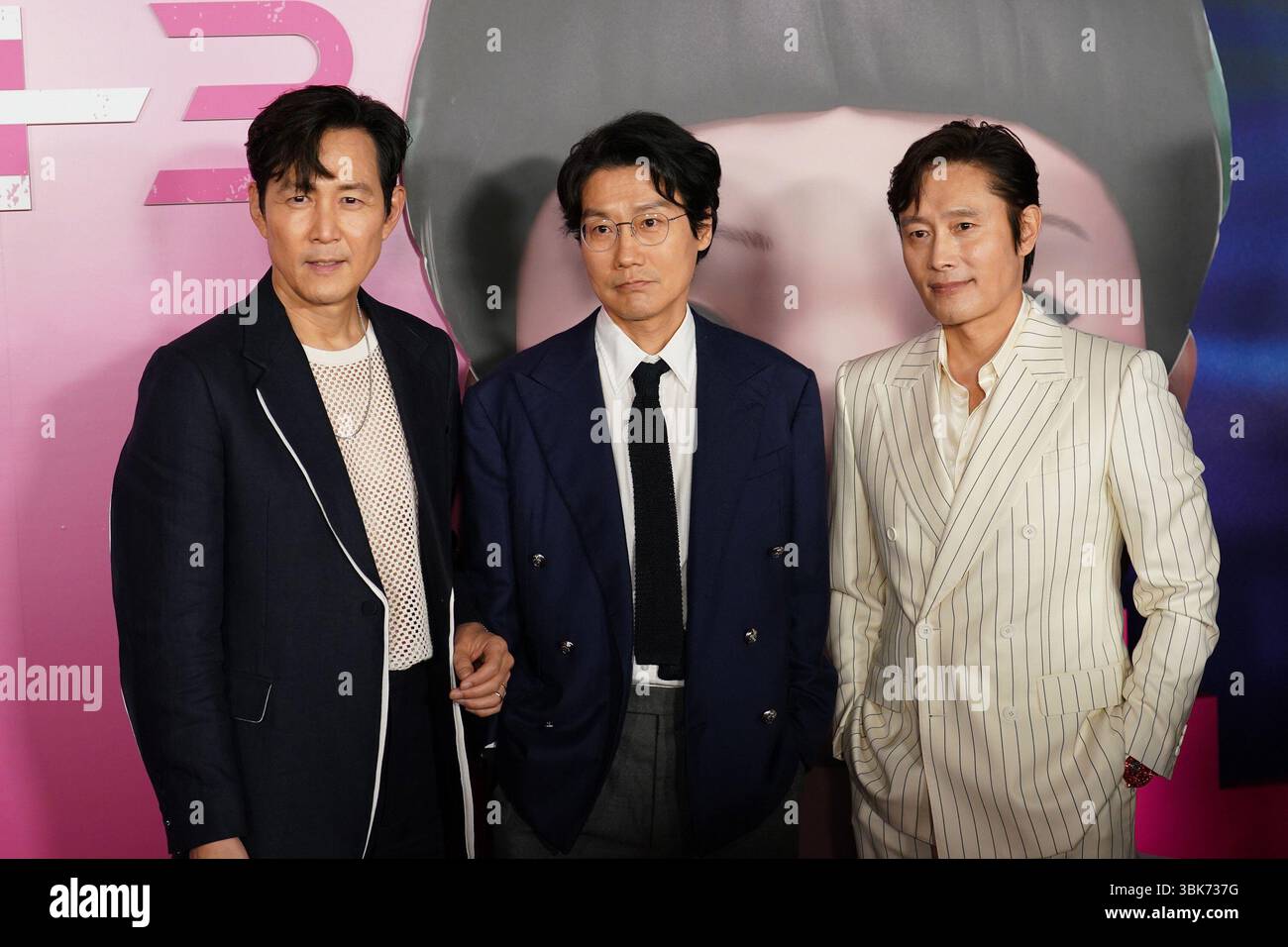 Ny. 18th June, 2025. Lee Jung-jae, Hwang Dong-hyuk, Lee Byung-hun at ...