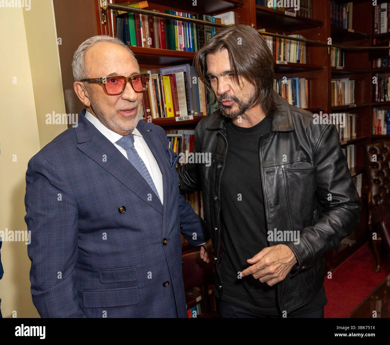 CORAL GABLES, FL-JUNE 18: Producer Emilio Estefan Jr., and composer ...