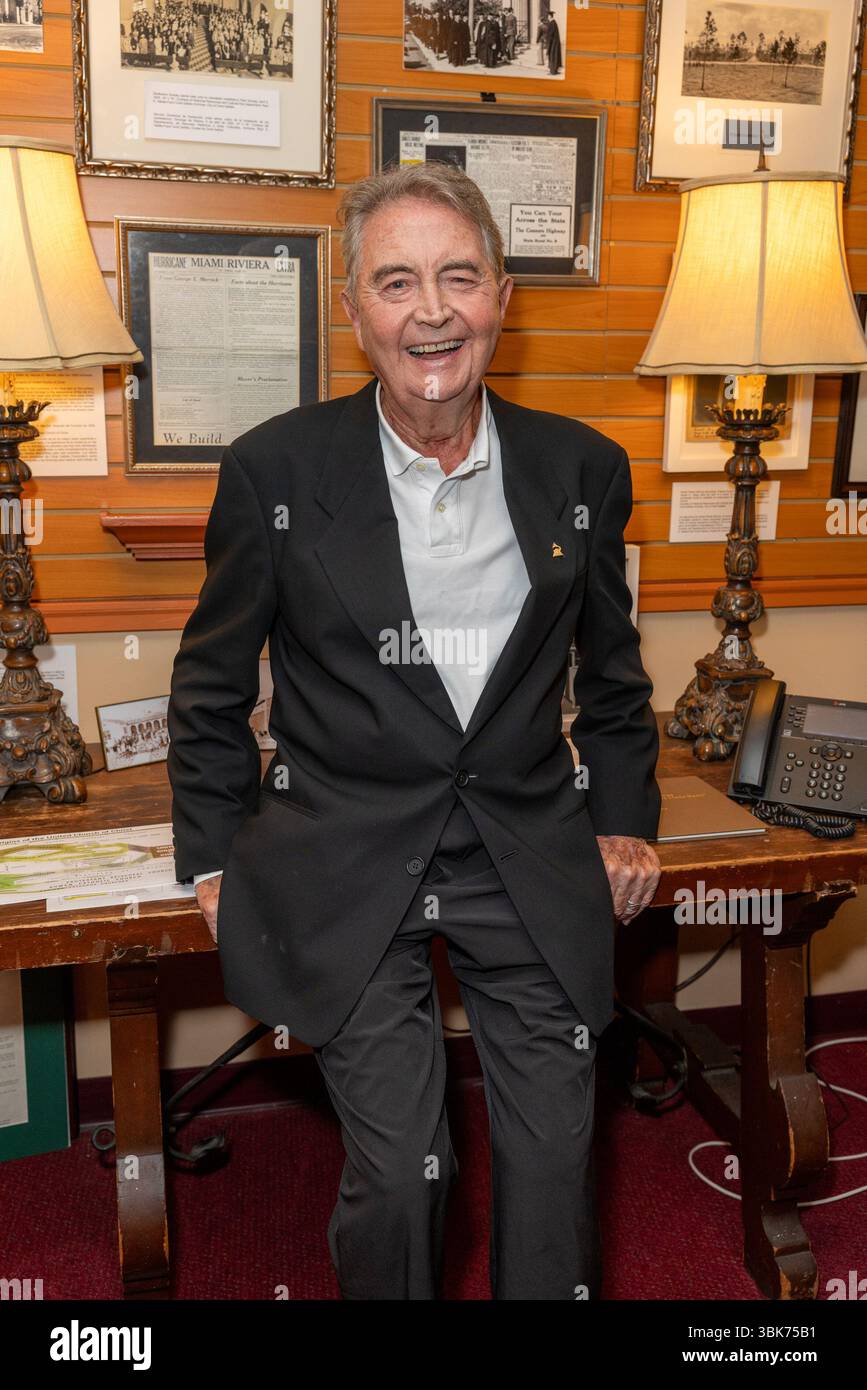 CORAL GABLES, FL-JUNE 18: Manolo Diaz is seen during his book ...