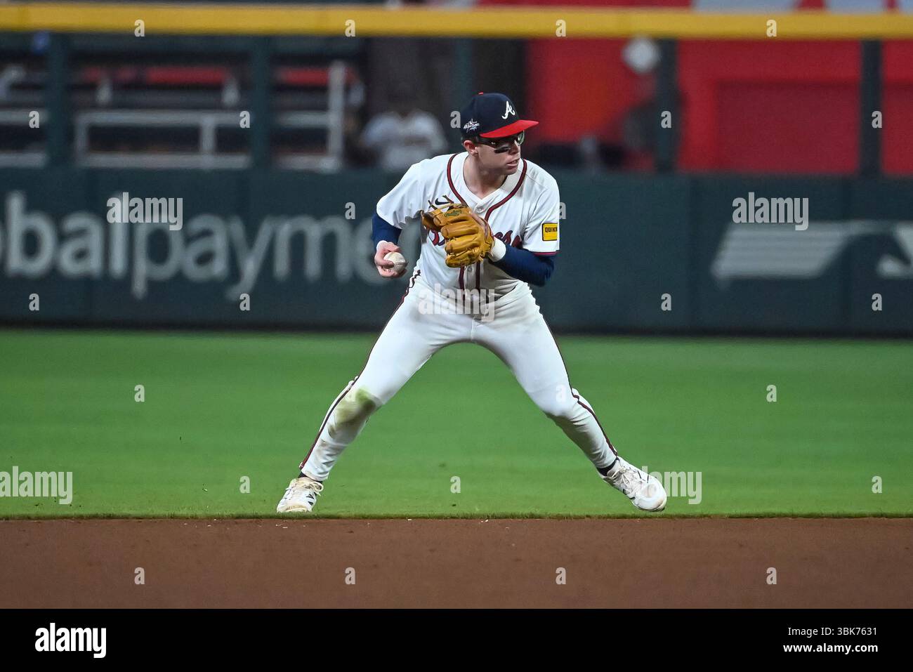 ATLANTA, GA - JUNE 18: Atlanta Braves shortstop Nick Allen (2) during ...