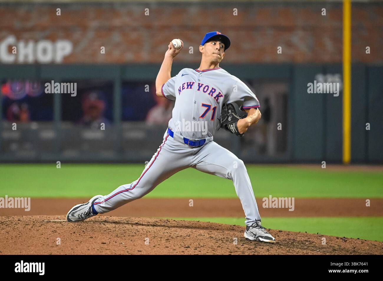 ATLANTA, GA - JUNE 18: New York Mets pitcher Justin Garza (71) in the ...