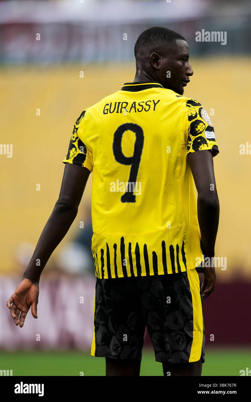 Serhou Guirassy of Borussia Dortmund looks on during the FIFA Club ...
