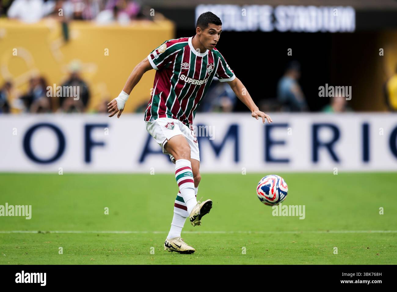 Kevin Serna of Fluminense FC in action during the FIFA Club World Cup ...