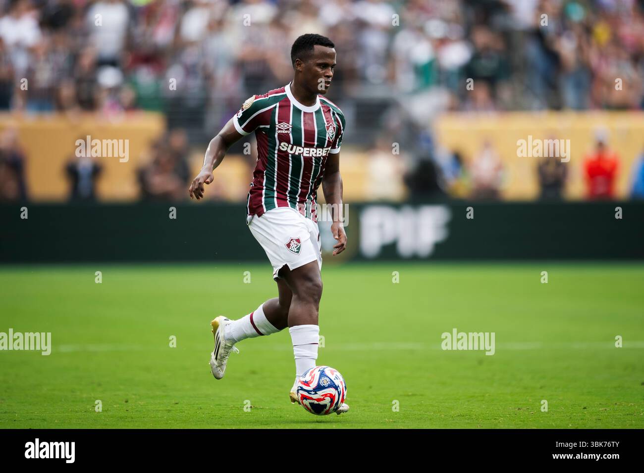 Jhon Arias of Fluminense FC in action during the FIFA Club World Cup ...