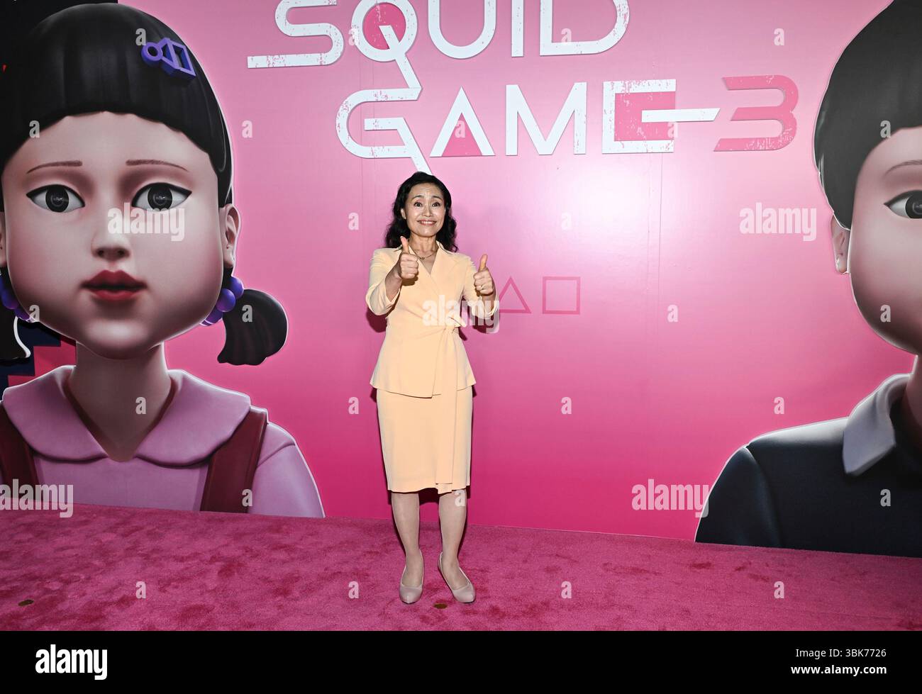 Kang Ae-sim attends the premiere of Netflix's "Squid Game" Season 3 at ...