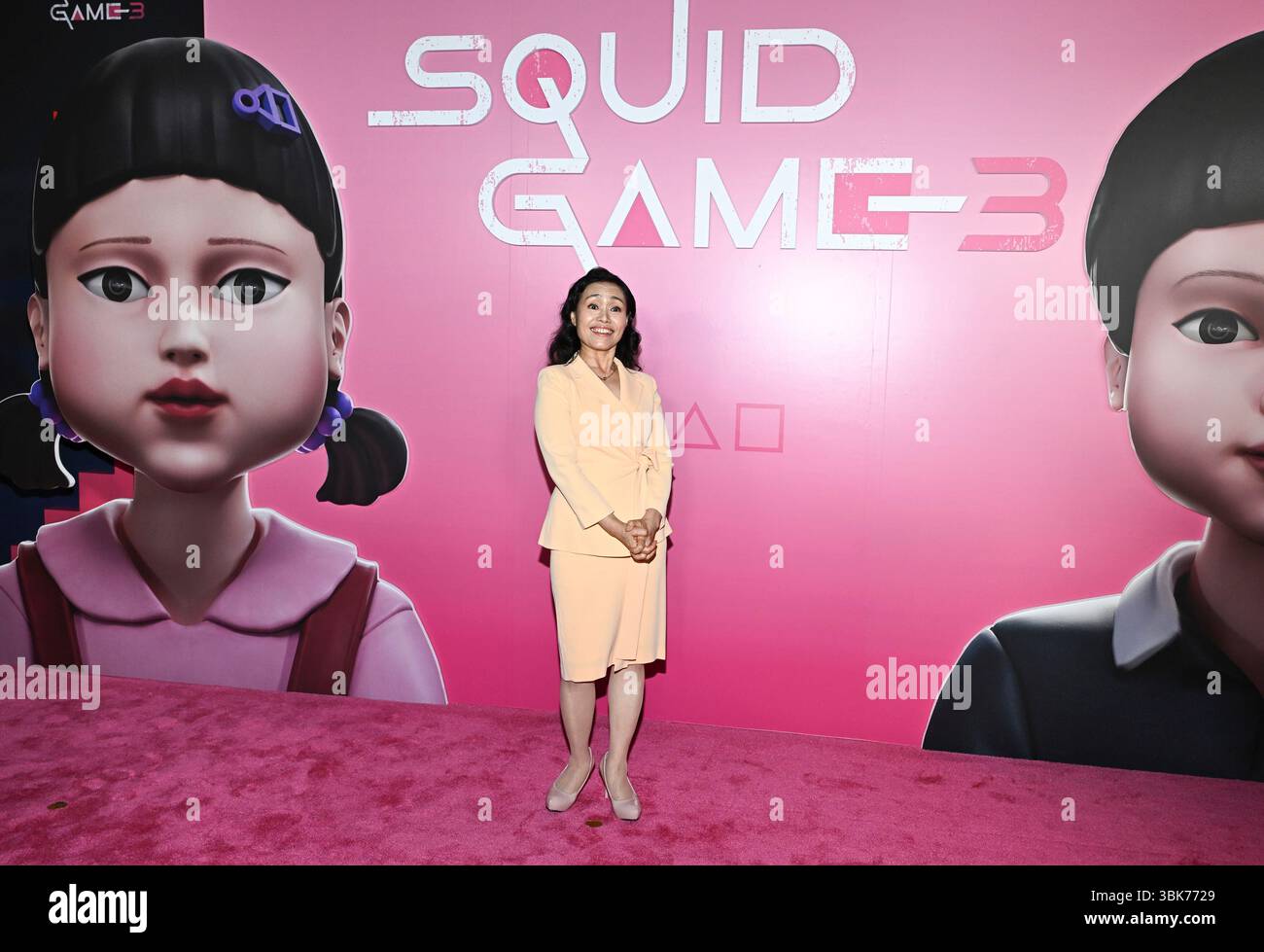 Kang Ae-sim attends the premiere of Netflix's "Squid Game" Season 3 at ...