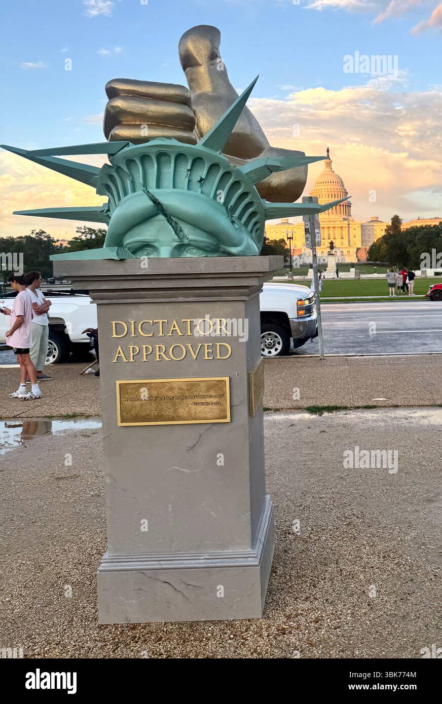 Washington, DC, USA. 18th June, 2025. View of the Eight-foot-tall ...