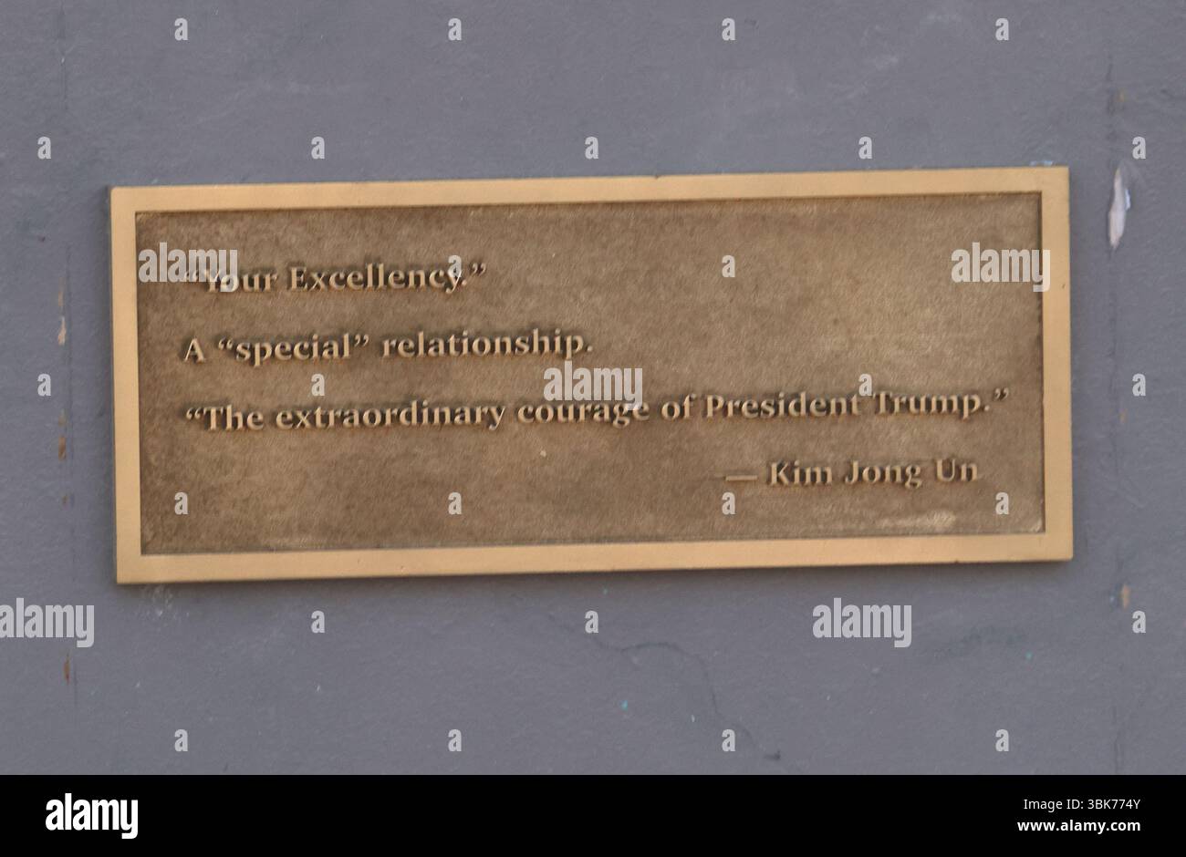 Washington, DC, USA. 18th June, 2025. Close up of the quote on the ...