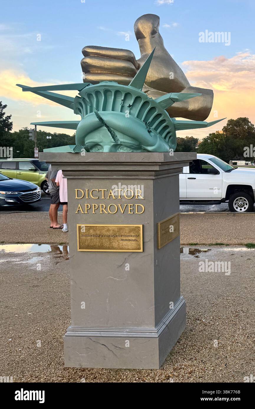 Washington, DC, USA. 18th June, 2025. View of the Eight-foot-tall ...