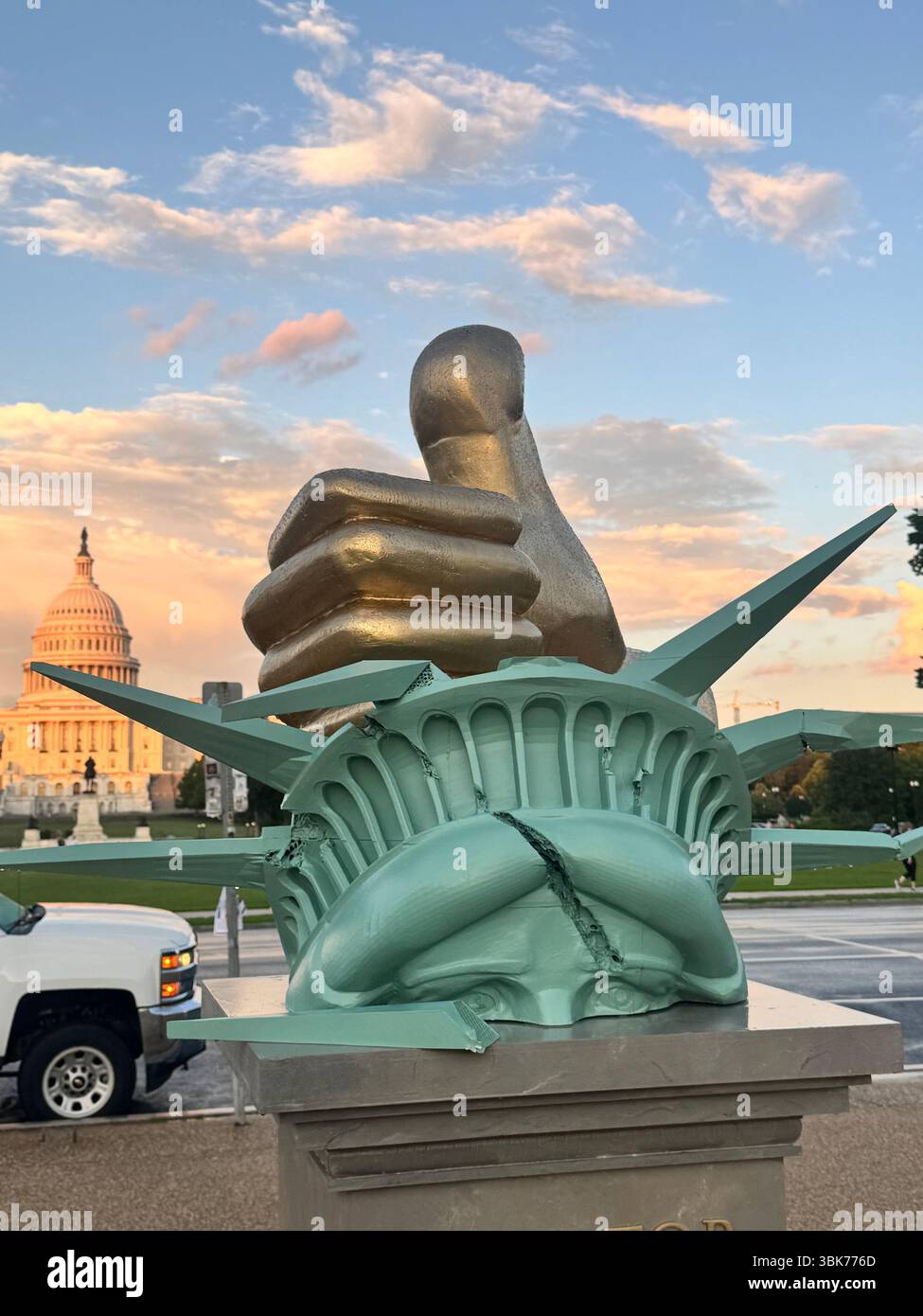WASHINGTON, D.C. - JUNE 18: View of the Eight-foot-tall 'Dictator ...