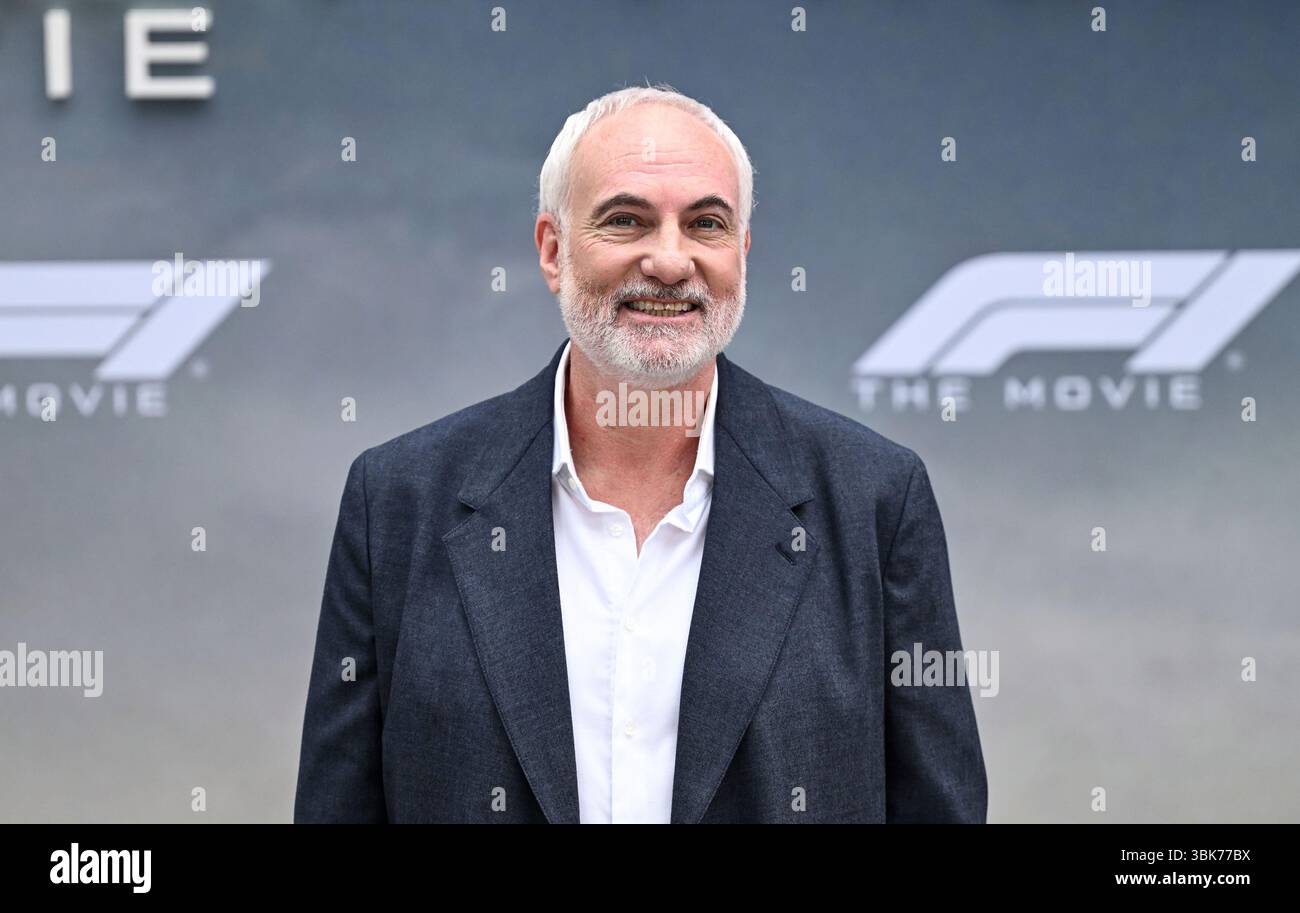 Kim Bodnia attends the world premiere of "F1 The Movie" in Times Square ...