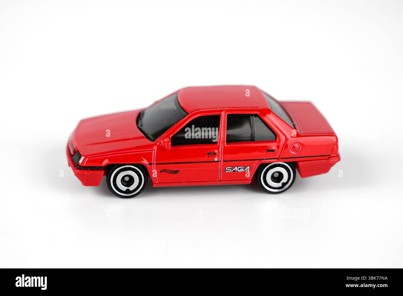 Hot Wheels Proton Saga toy car model – Wales, UK – 12 June 2025 Stock ...