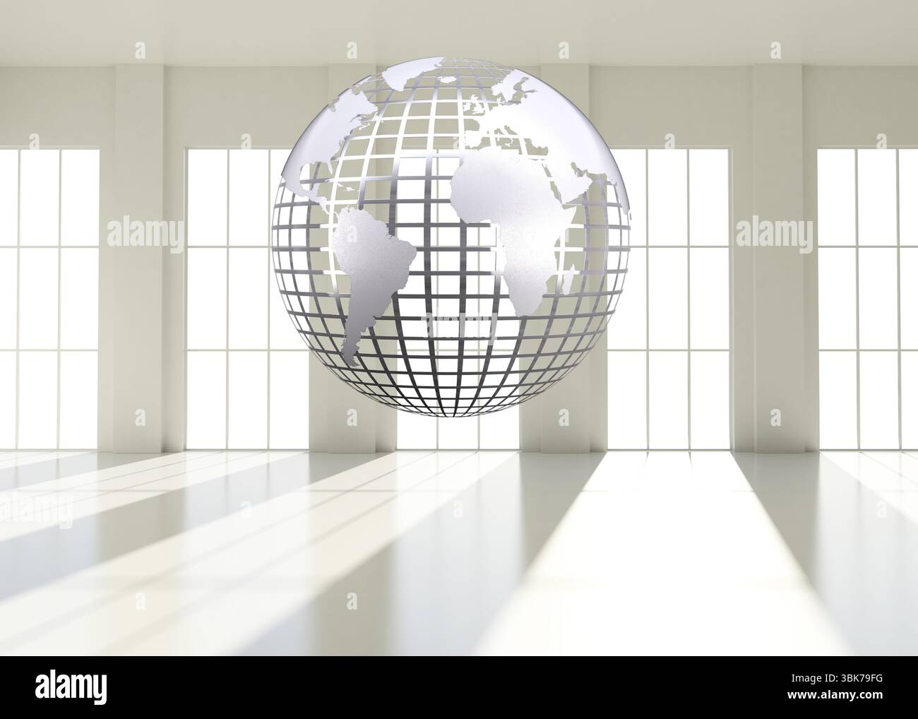 3d wireframe globe floating in hi-res stock photography and images - Alamy