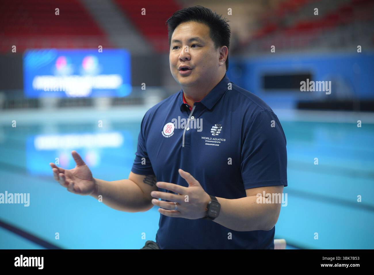 Mark Chay, co-chairperson of the World Aquatics Championships (WCH ...
