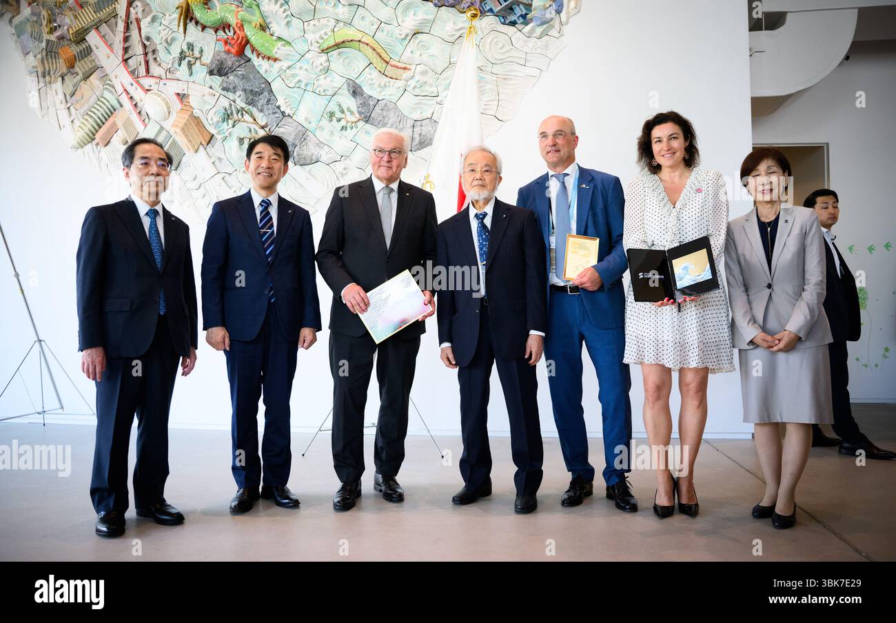19 June 2025, Japan, Tokio: Federal President Frank-Walter Steinmeier ...