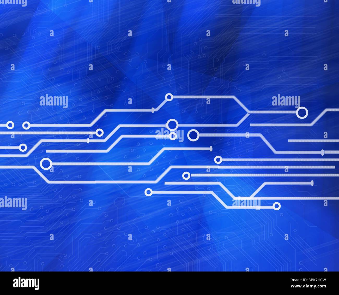 Circuit board blue abstract hi-res stock photography and images - Alamy