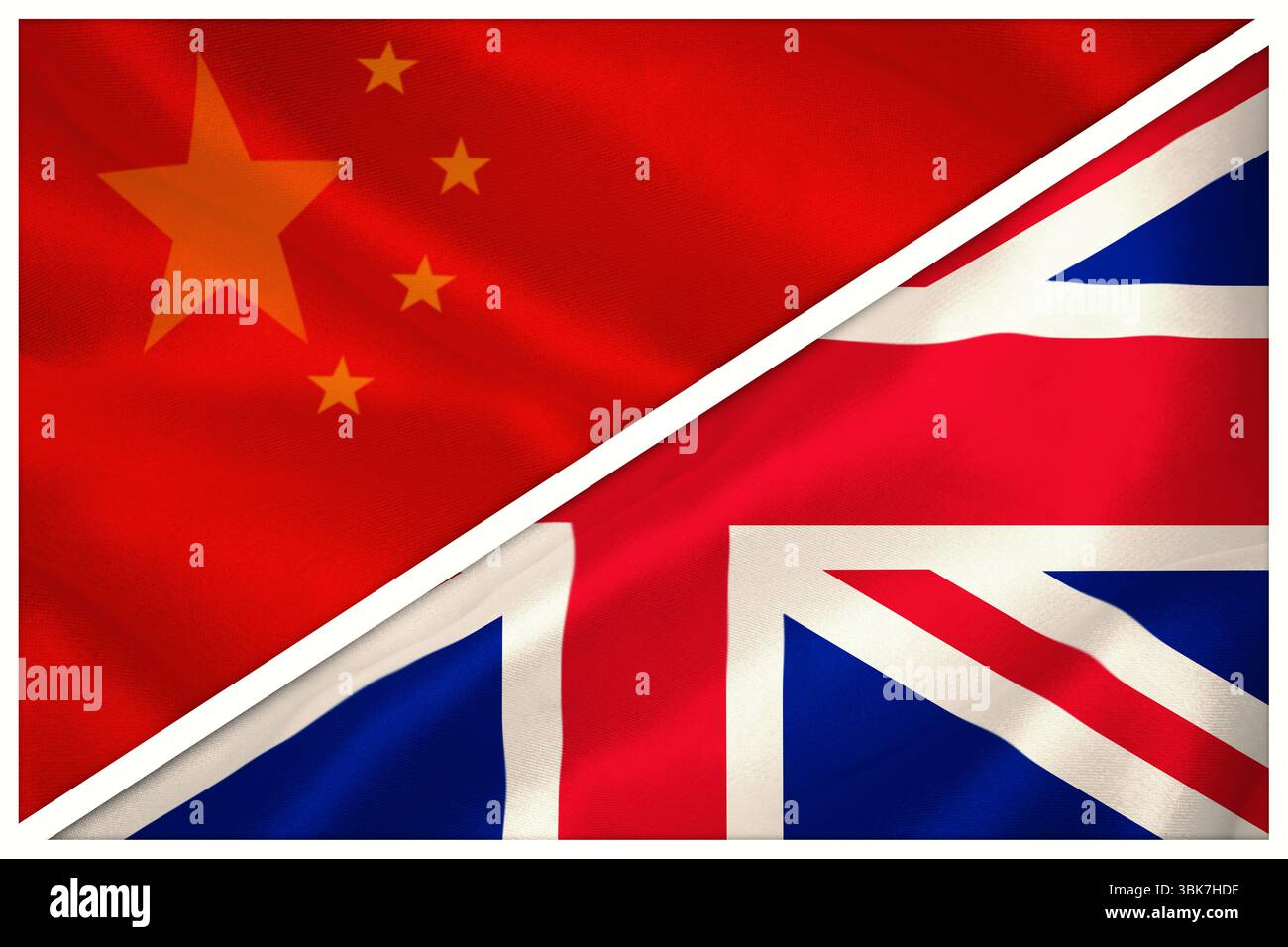 Chinese and uk flag hi-res stock photography and images - Alamy