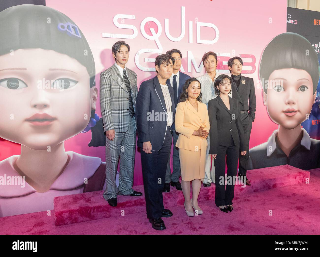 New York, USA. 18th June, 2025. Park Sung-hoon, Lee Jung-jae, Hwang ...