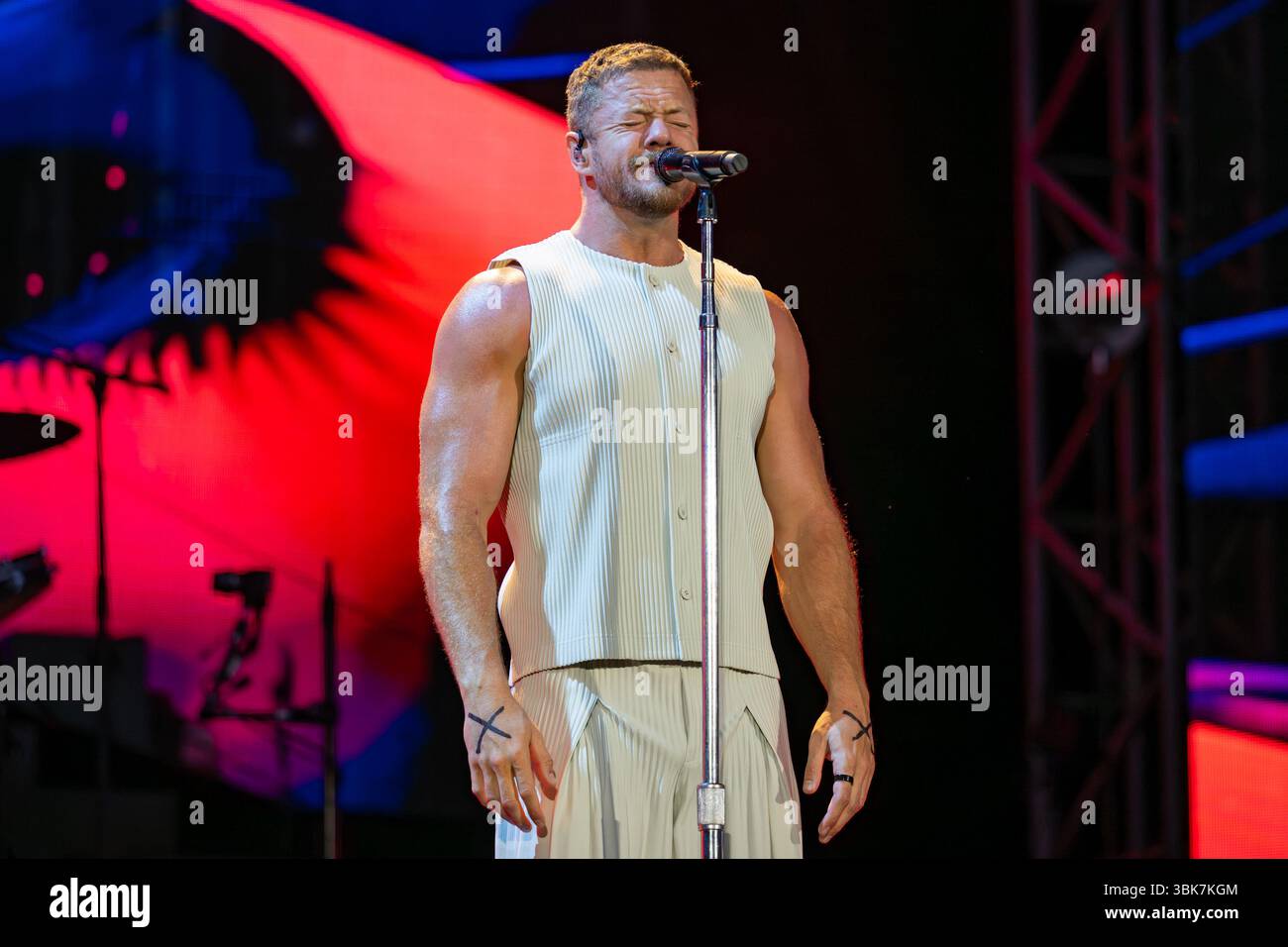 Euganeo Stadium, Padova - Padua, Italy, June 18, 2025, Dan Reynolds ...