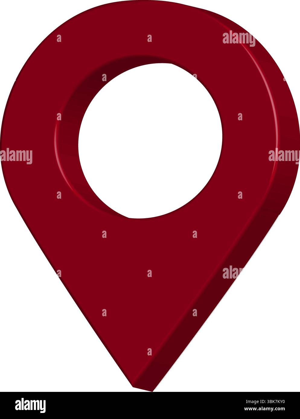 Map symbol location hi-res stock photography and images - Alamy