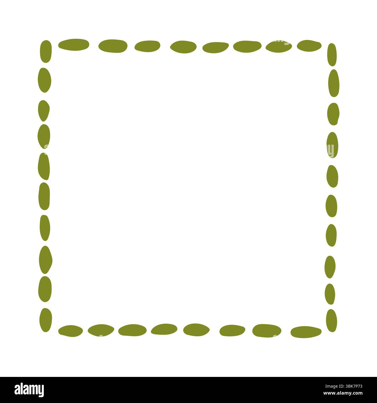 Blue green dotted line Cut Out Stock Images & Pictures - Alamy