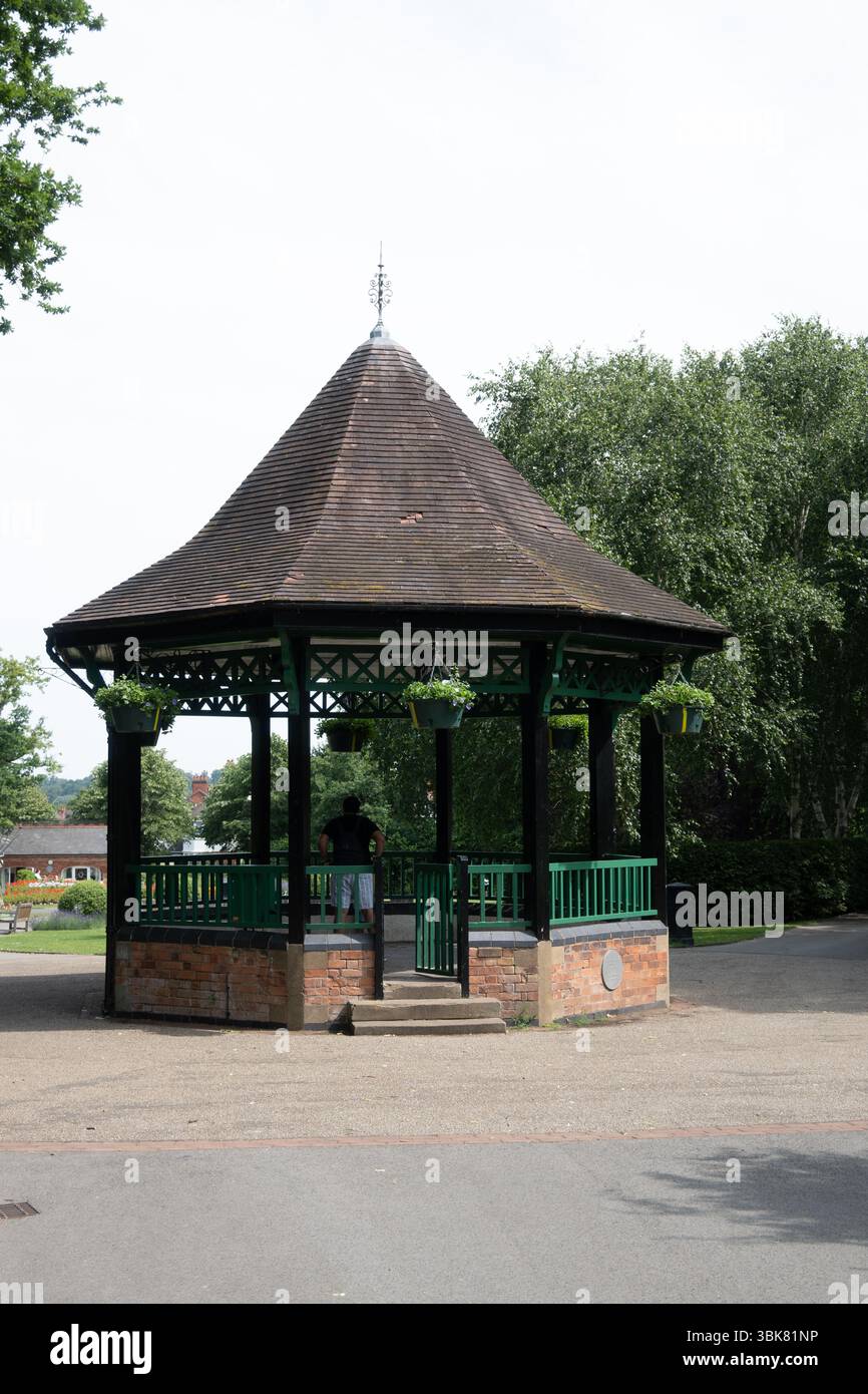 The bandstand in Caldecott Park, Rugby, Warwickshire, England, UK Stock ...