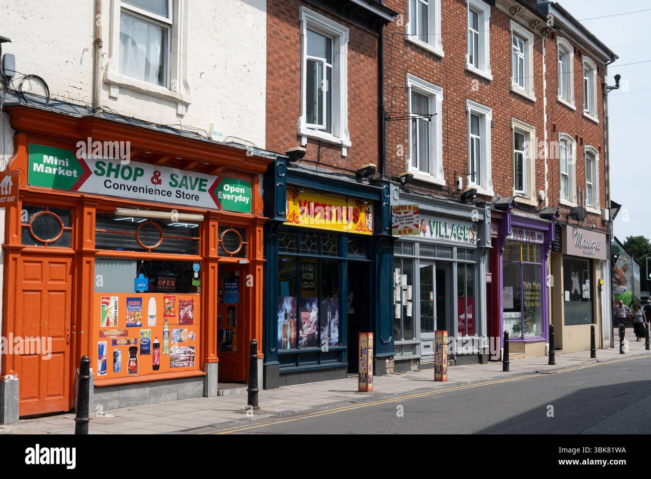 Shops in Church Street, Rugby, Warwickshire, England, UK Stock Photo ...