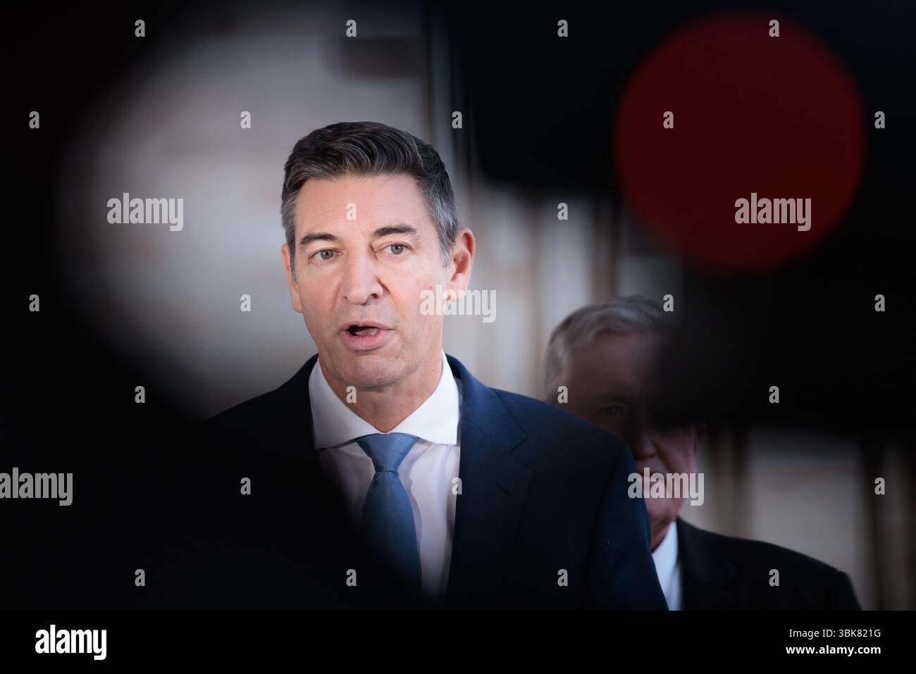 Leader of the opposition of Western Australia, Basil Zempilas is seen ...