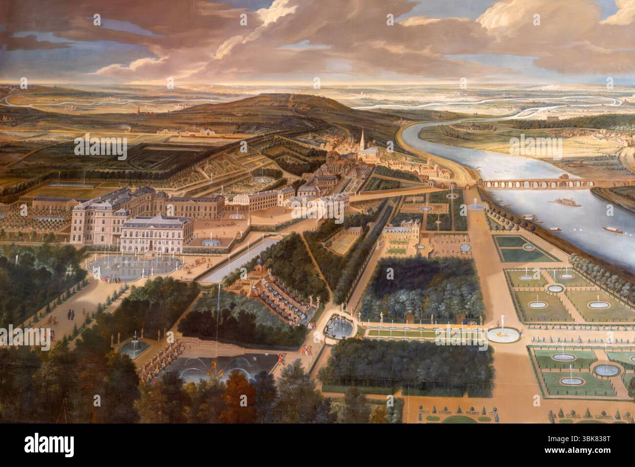 Palace of versailles aerial view hi-res stock photography and images ...